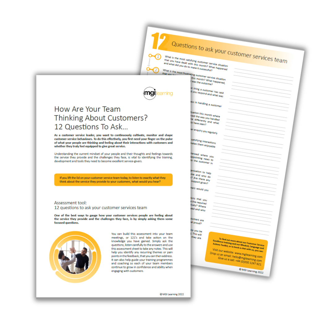 Assessment tool: 12 questions to ask your customer service team