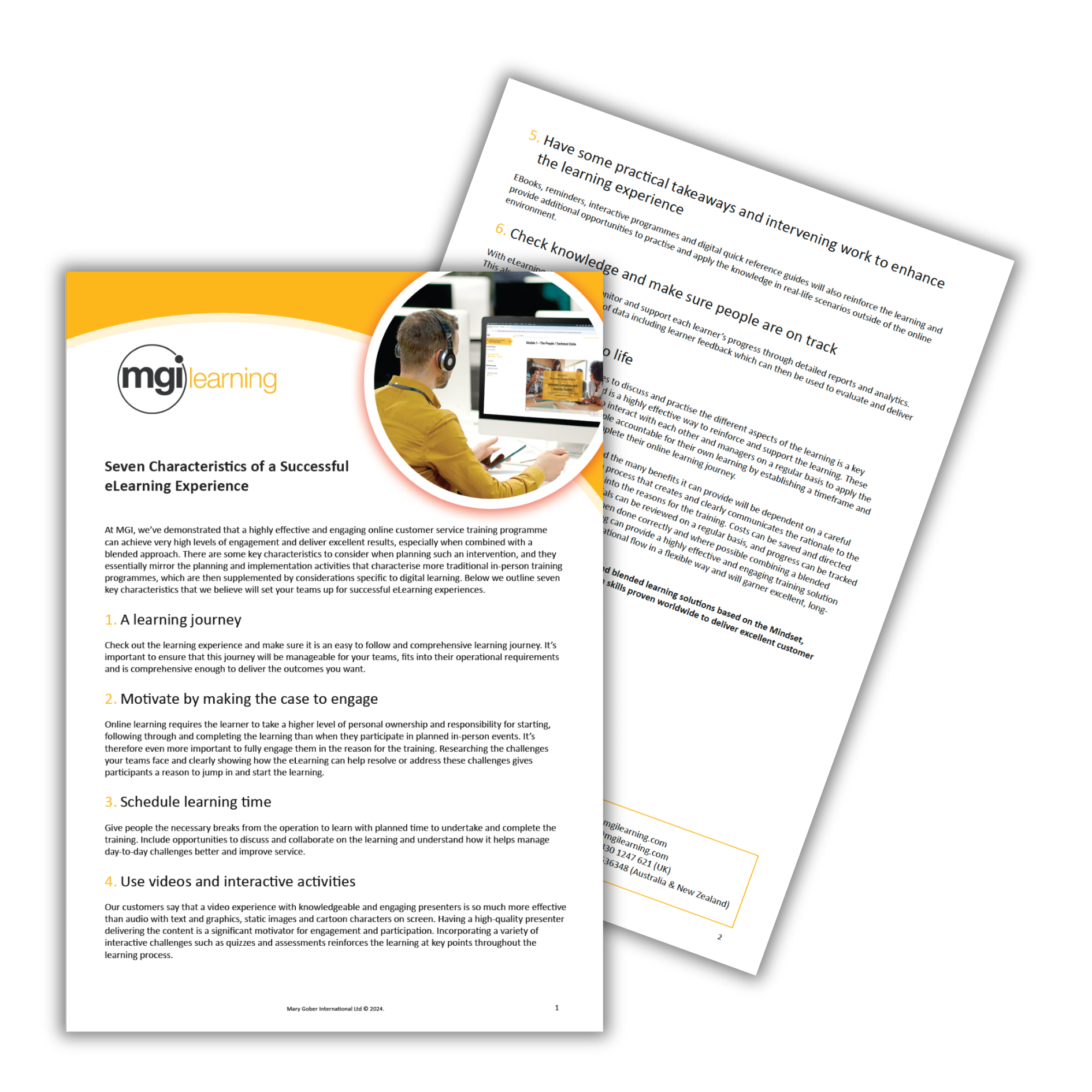 Seven Characteristics of a Successful eLearning Experience